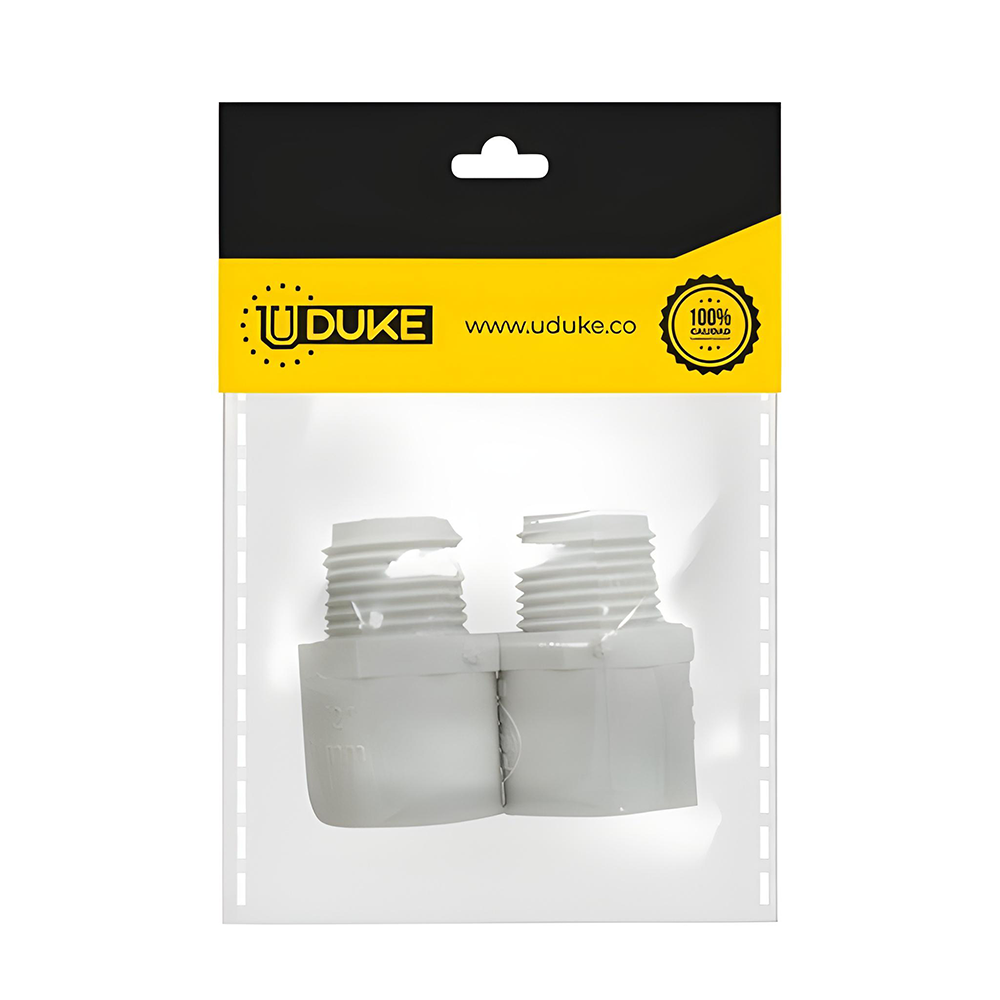 ADAPTADOR MACHO 1/2 PVC PQT X 2 UDUKE | Distribuciones Hoyostools SAS