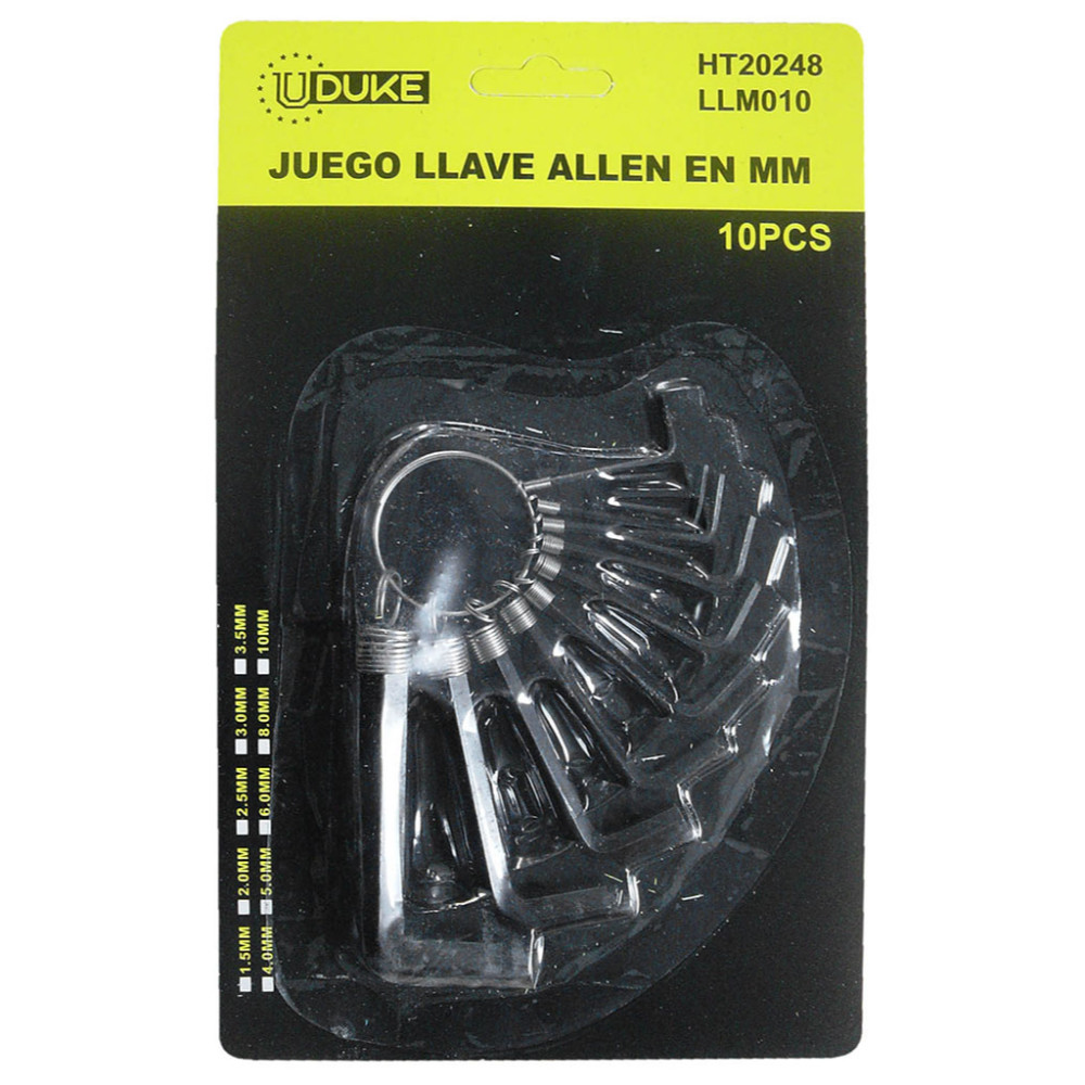ALEM BLISTER UDUKE JUEGO X 10 PCS MM (LLM010)(HT20248) | Distribuciones Hoyostools SAS